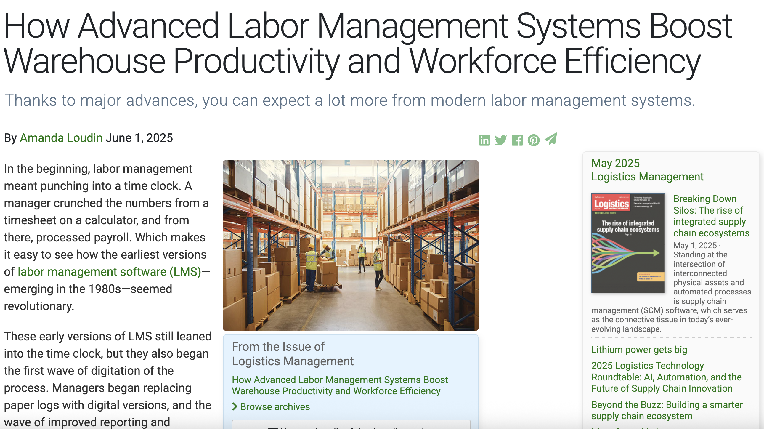 How Advanced Labor Management Systems Boost Warehouse Productivity and ...