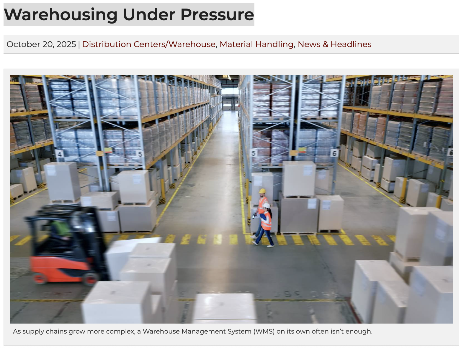 Warehousing Under Pressure - AutoScheduler.ai